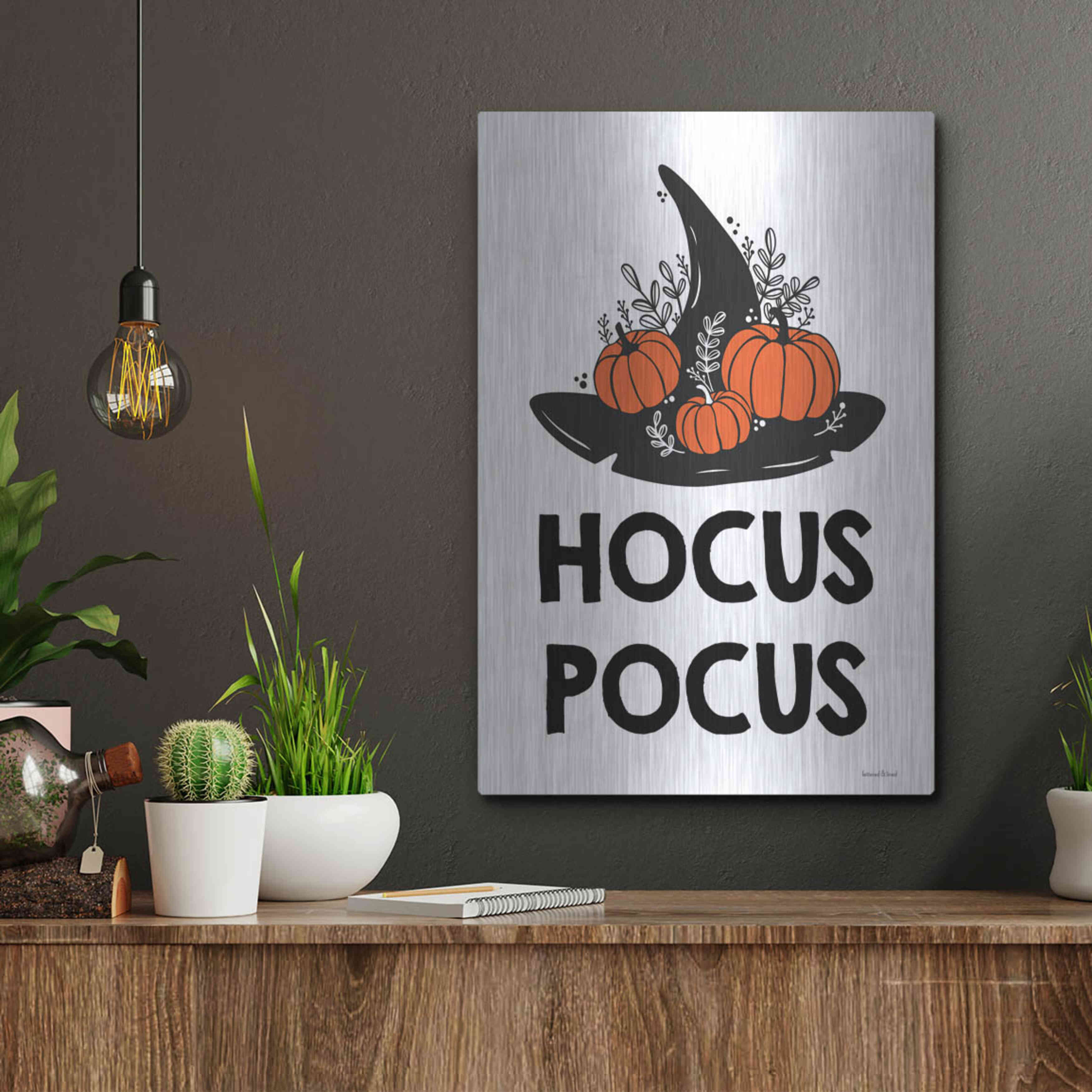 Winston Porter 'Hocus Pocus' by Lettered & Lined, Metal Wall Art, 24"x36" - Wayfair Canada